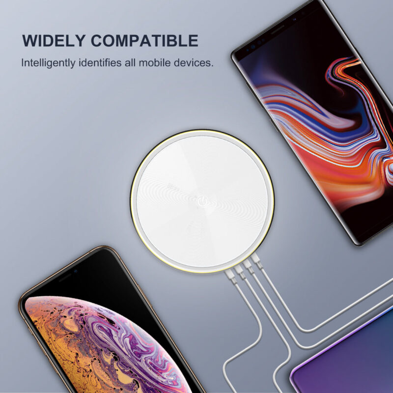 A4406 2.4W Led Lamp + 4 USB Home Charge Adapter