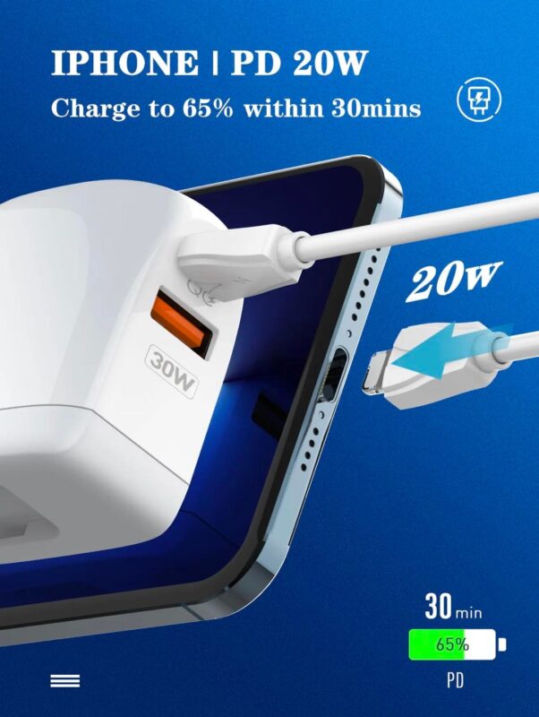 A2522C 30W LED Display Fast Charger With cable USB To Type-C | LDNIO EGYPT