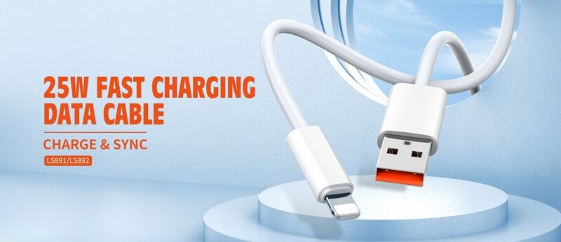 LS891 - 25w Fast Charging Data Cable For Lightning iphone | LDNIO EGYPT